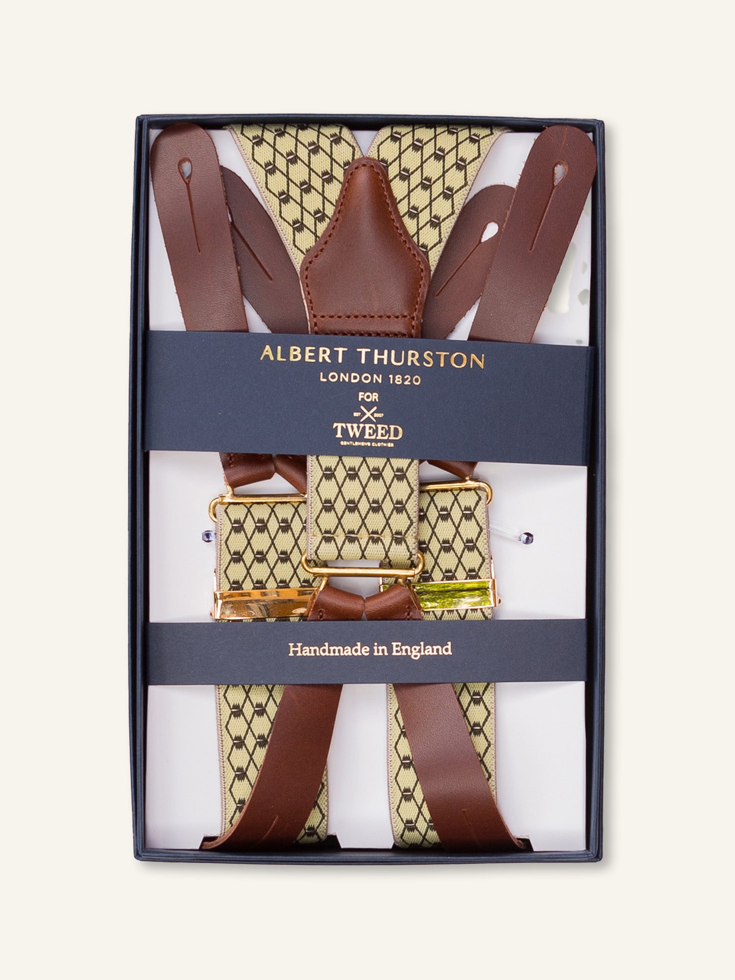 Albert Thurston Army Braces Retro Buff