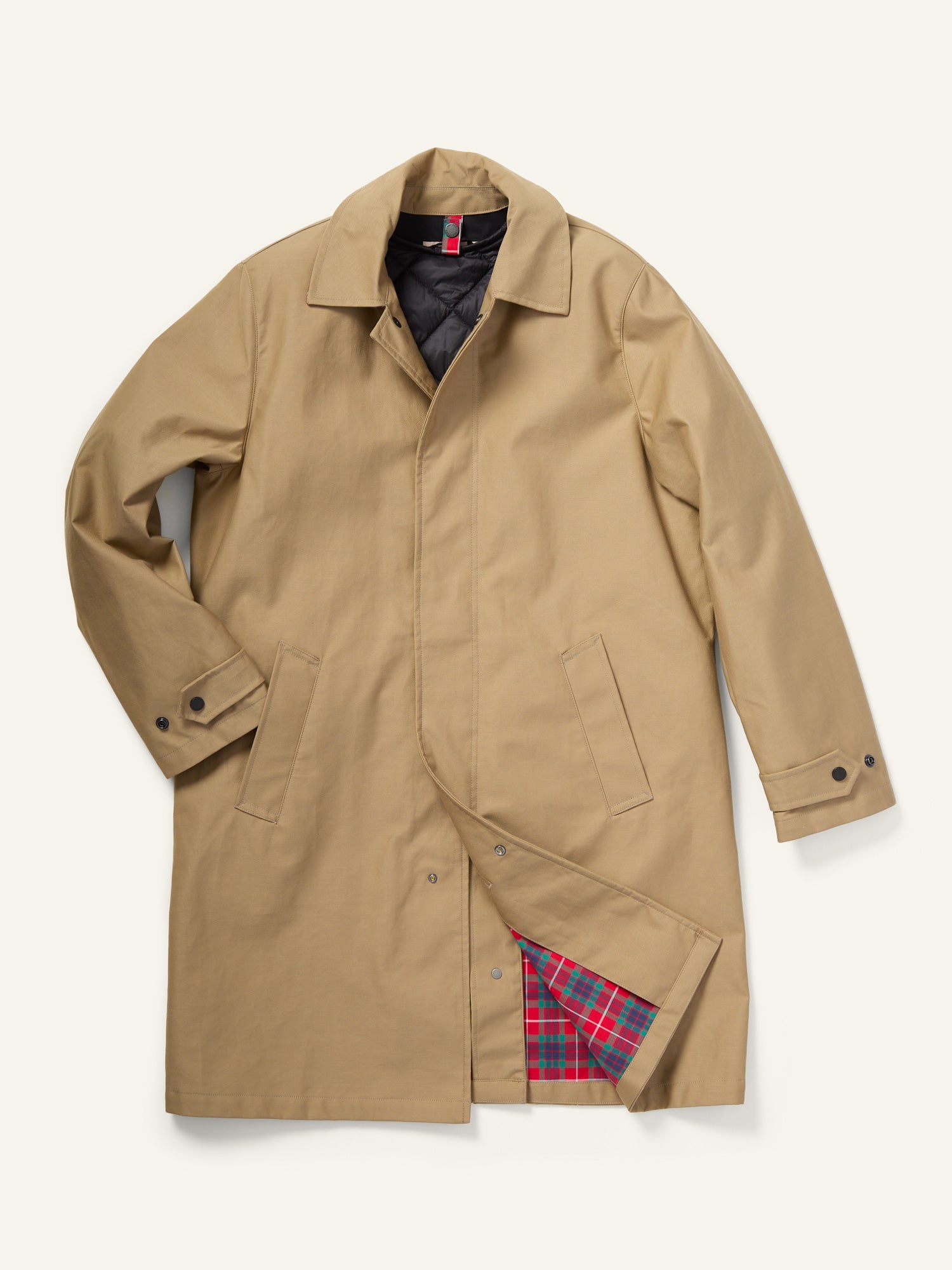 Baracuta Paul Raincoat Fraser 3 Layer Tan