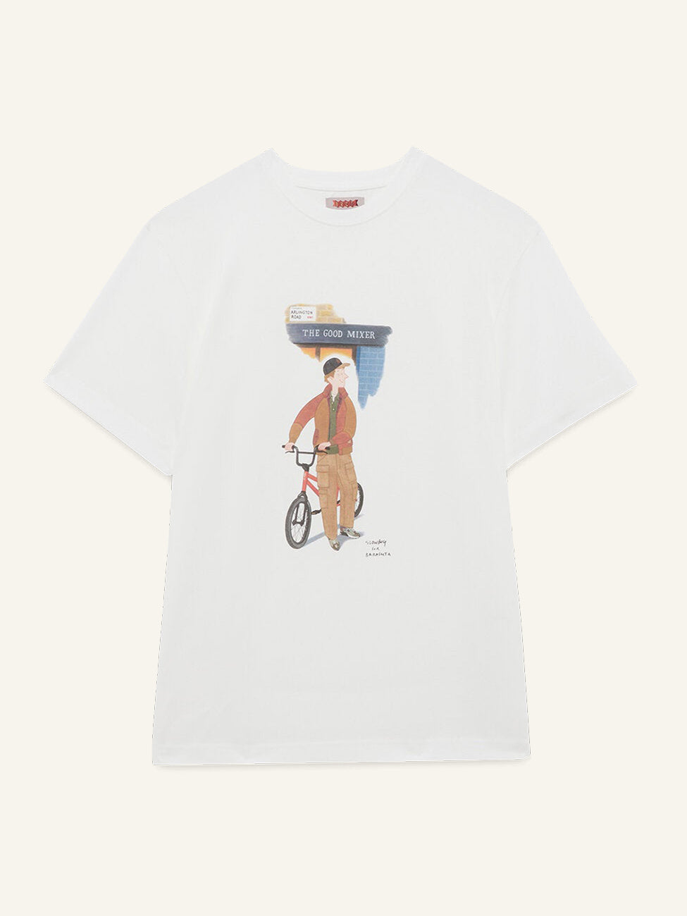 Baracuta Slowboy Arlington T-shirt Off-White