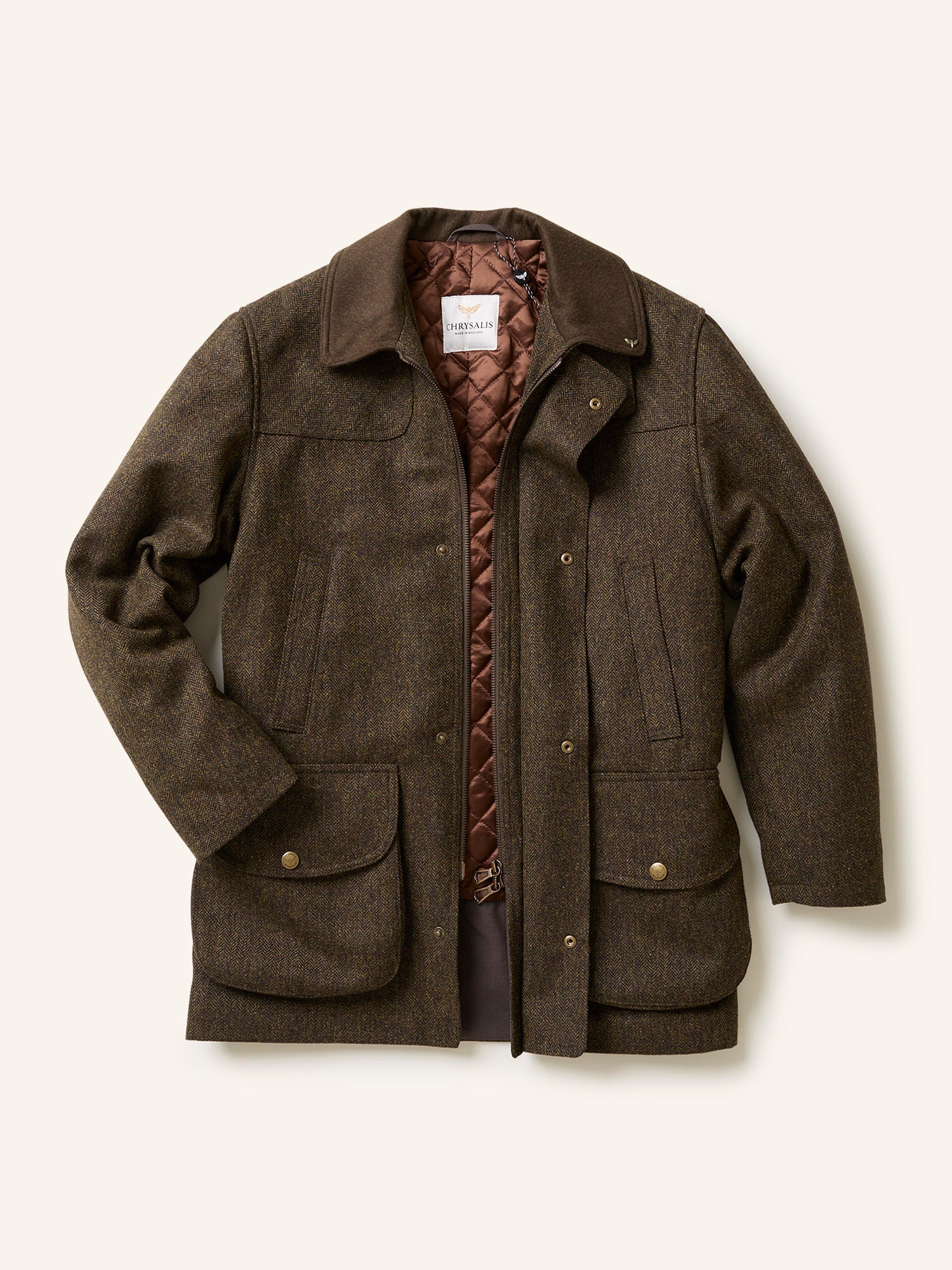 Chrysalis Chepstow Rustic HB Tweed Shooting Coat