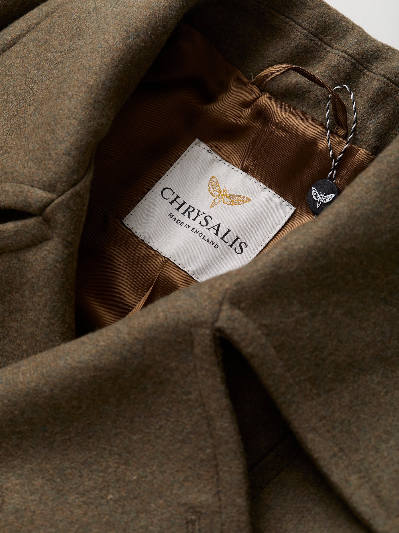 Chrysalis Churchill Army Green Greatcoat